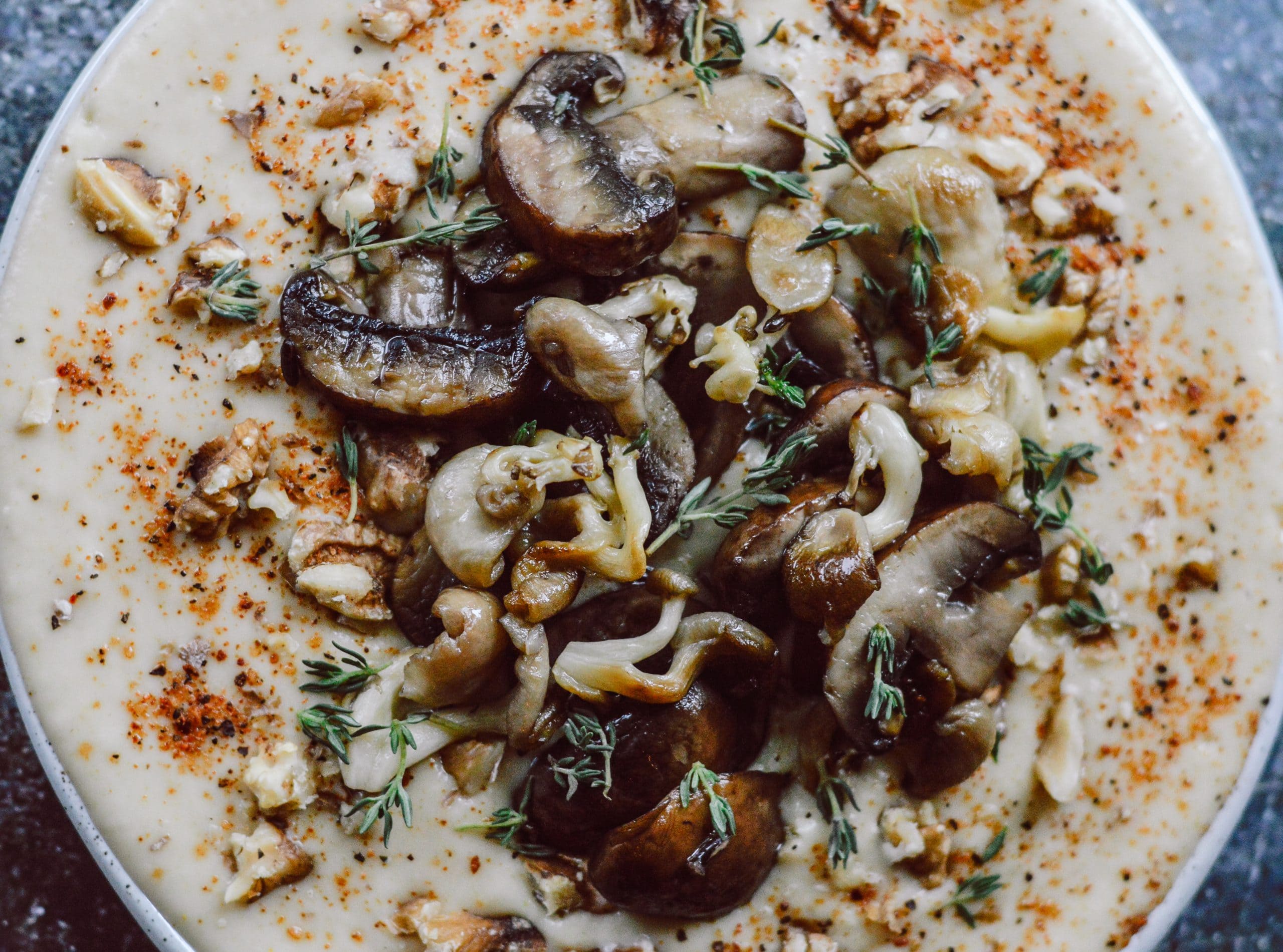 BBQ POLENTA WITH THYME ROASTED MUSHROOMS – Ava Jane's Kitchen