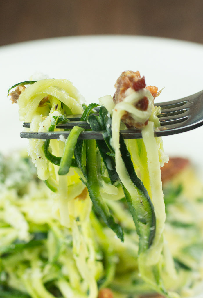 ZOODLE CARBONARA – Ava Jane's Kitchen